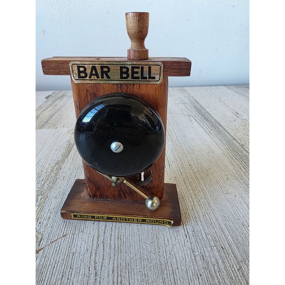 The Unbranded Brand | Holiday | Vintage Bar Wooden Bell Unique Decor ...